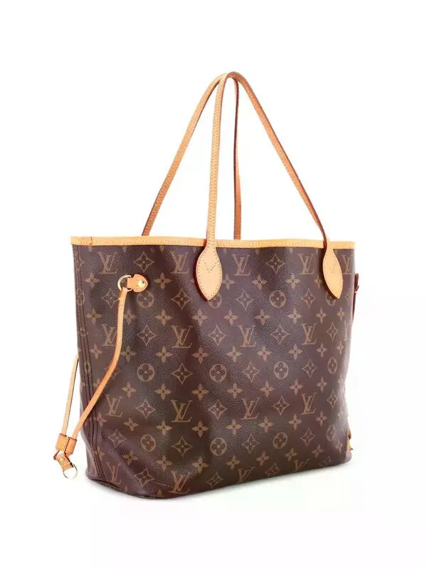 LOUIS VUITTON Neverfull Nm Monogram Canvas Mm Tote Bag - Brown