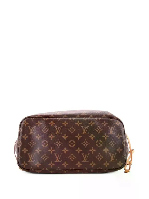 LOUIS VUITTON Neverfull Nm Monogram Canvas Mm Tote Bag - Brown