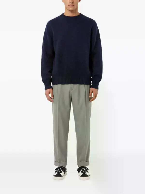 You Must Create Crew-neck Raglan-sleeve Sweater