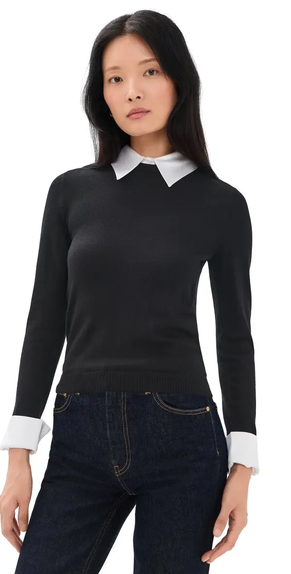 Alice + Olivia Porla Collared Sweater