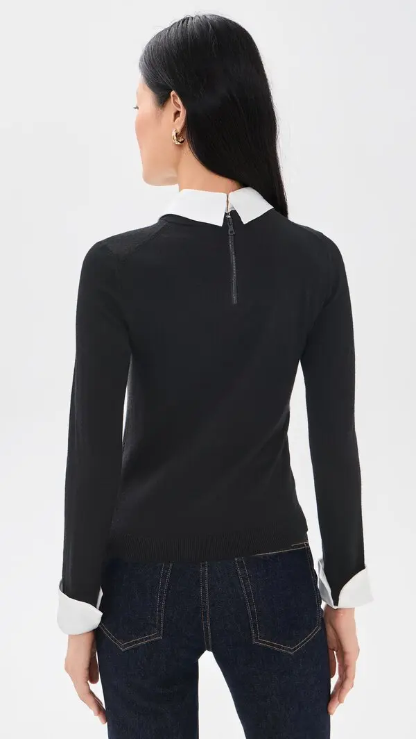 Alice + Olivia Porla Collared Sweater