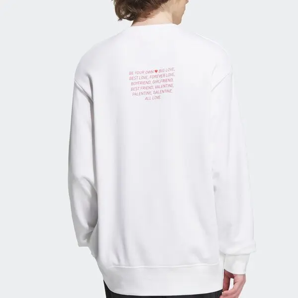 Adidas Vd Crew Sweatshirts - White