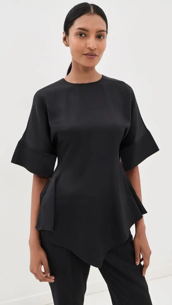 Stella McCartney Ruffled Satin Top