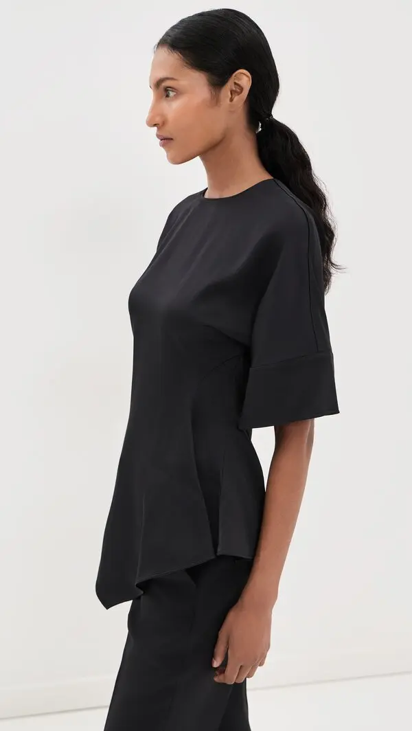 Stella McCartney Ruffled Satin Top
