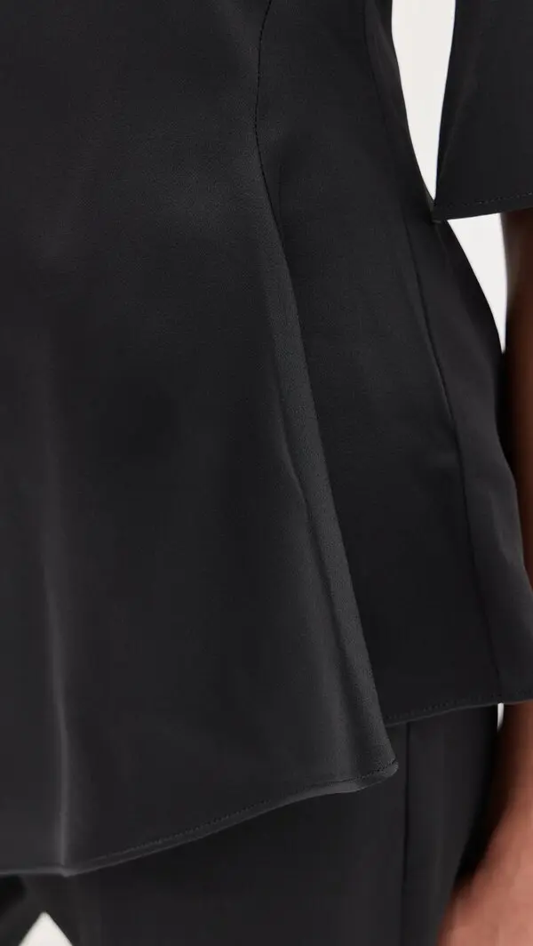 Stella McCartney Ruffled Satin Top
