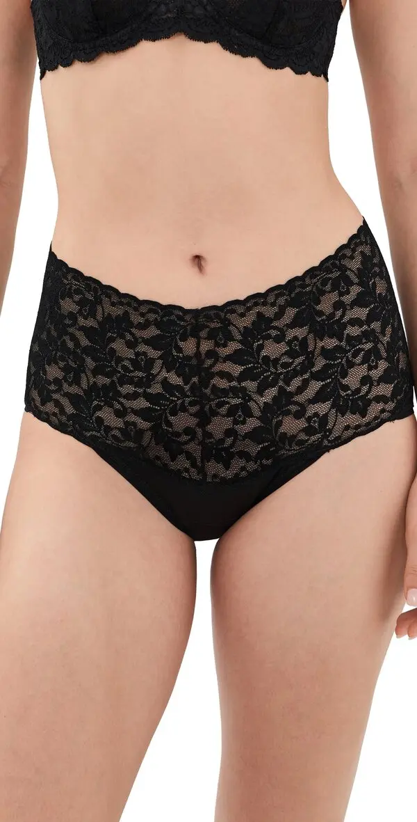 Hanky Panky Retro V-kini Panties - Black