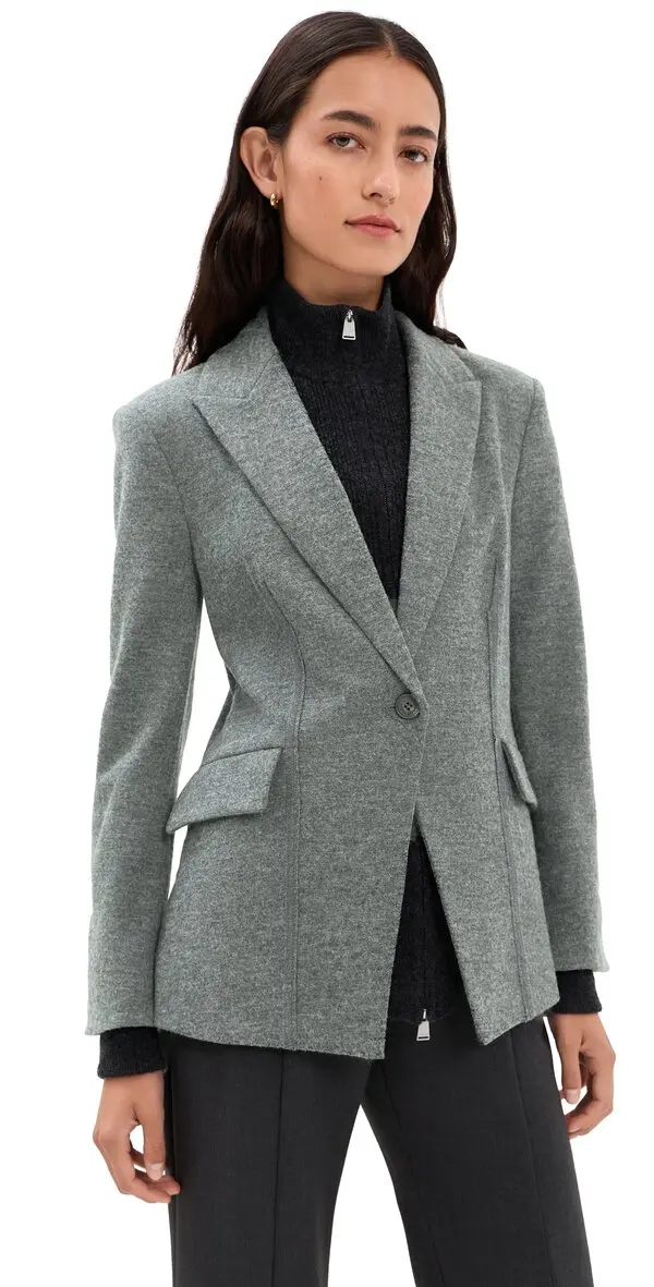 Simkhai Auden Knit Combo Blazer