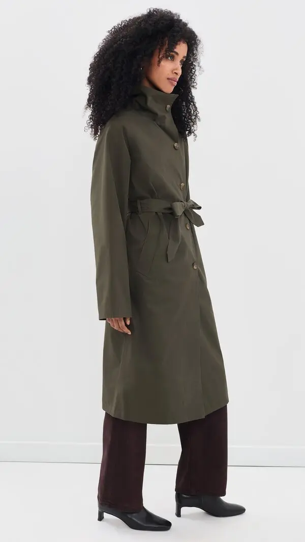 Line & Dot Palmer Reversible Trench Coat