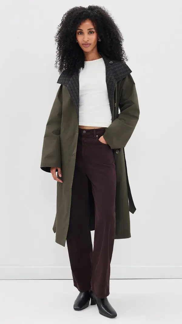 Line & Dot Palmer Reversible Trench Coat
