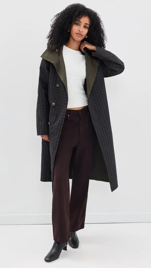 Line & Dot Palmer Reversible Trench Coat