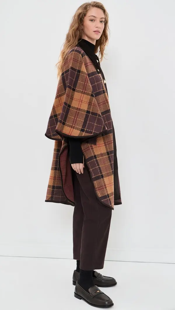 Barbour Elva Knitted Cape