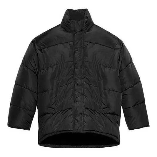 Balenciaga C-shape Puffer Jacket - Black