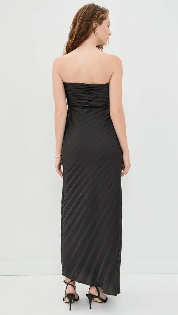 AMUR Alexandra Pleated Gown