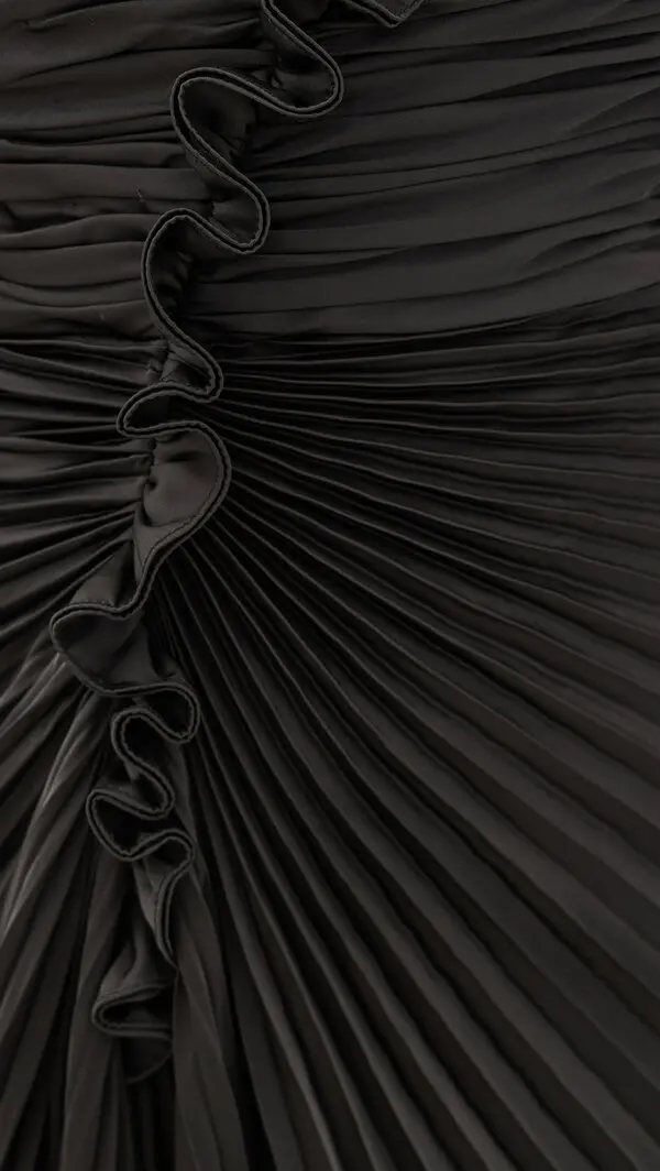 AMUR Alexandra Pleated Gown