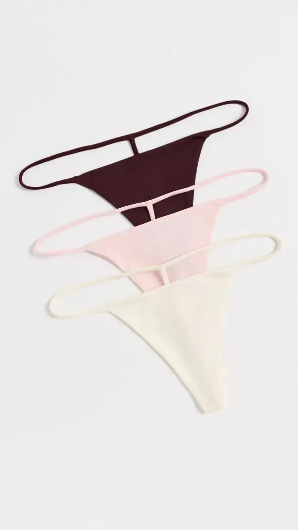 NEGATIVE Glace String Thong 3 Pack