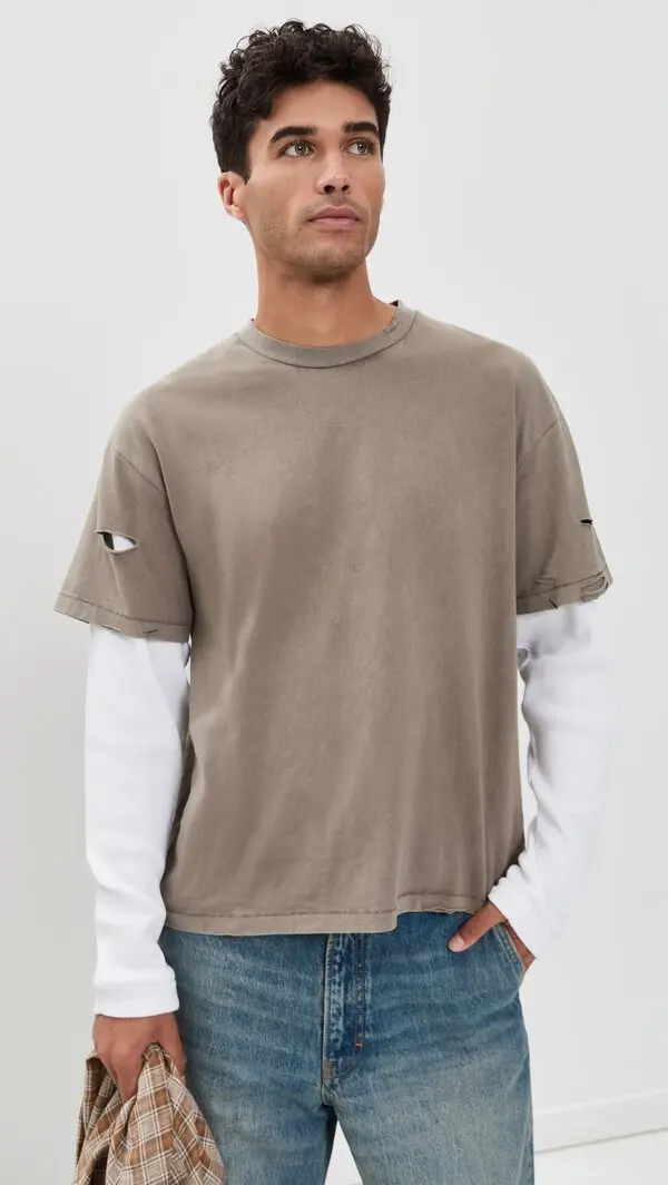 STOCKHOLM SURFBOARD CLUB Layer Box Tee