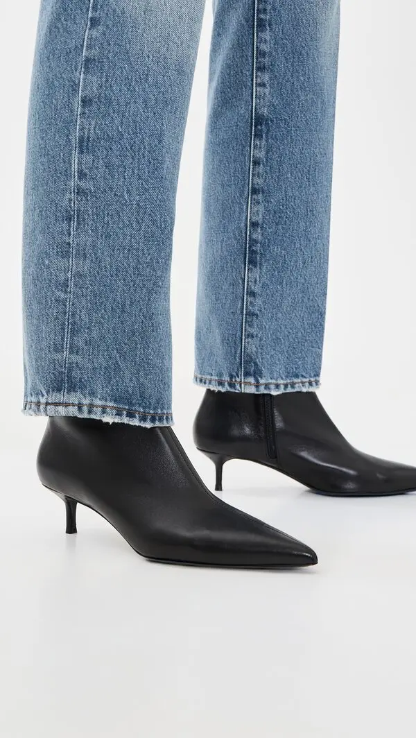 Staud Sebastian Kitten Heel Ankle Boots