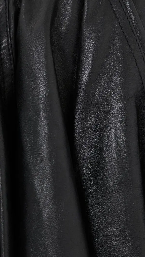 HAIKURE Ziggy Silky Leather Skirt