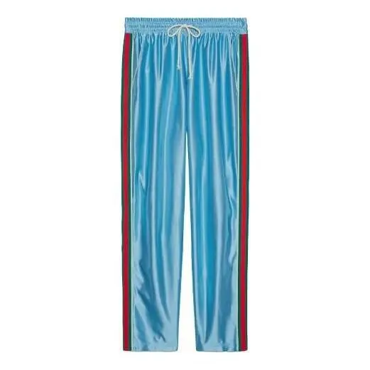 Gucci Shiny Jersey Jogging Pant With Web