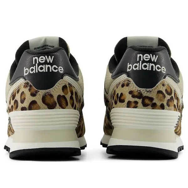 NEW BALANCE 574 'leopard Print Stoneware - Stoneware/black/linen