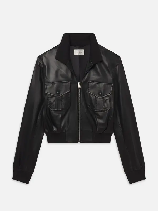 FRAME The Leather Ace Jacket