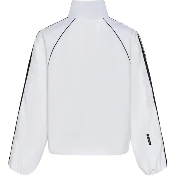 Adidas Dance Lace Mixed Woven Jacket Asia Sizing - White