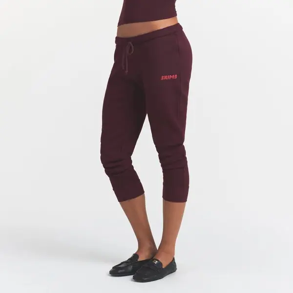 SKIMS Legging | Red | | Cotton Fleece