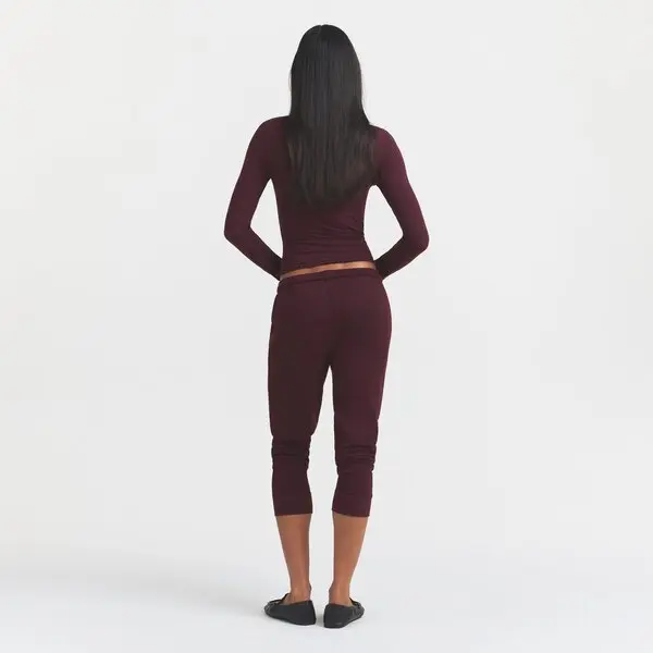 SKIMS Legging | Red | | Cotton Fleece