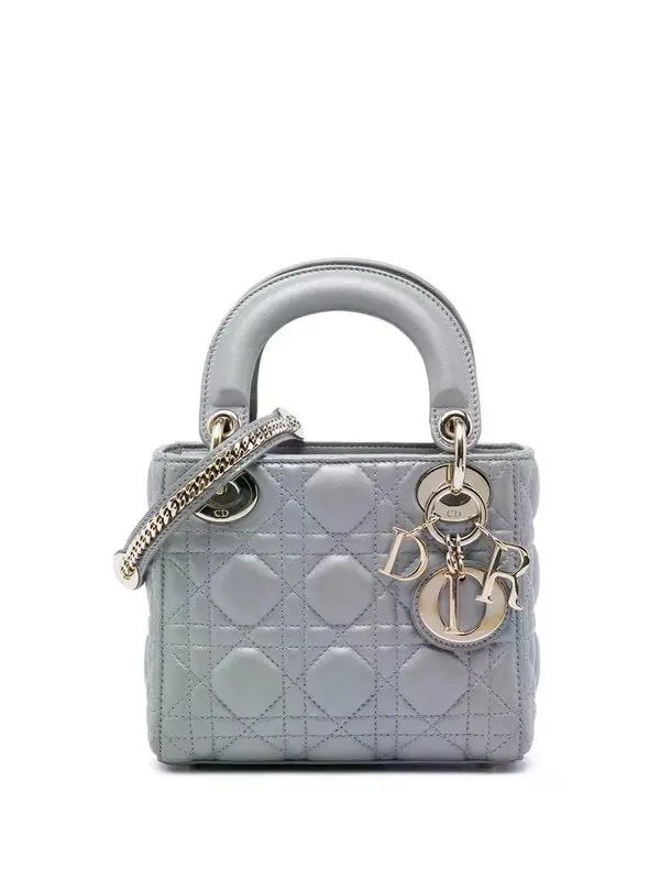 Dior 2016 Mini Lambskin Cannage Lady Satchel
