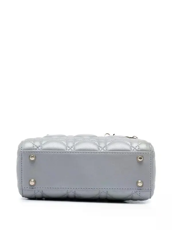 Dior 2016 Mini Lambskin Cannage Lady Satchel