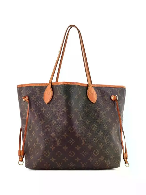 LOUIS VUITTON Neverfull Monogram Canvas Mm Tote Bag - Brown