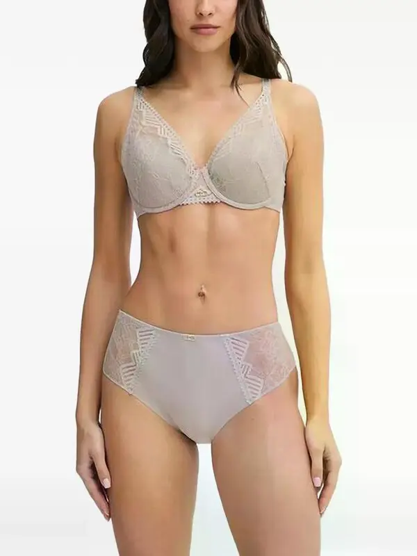 Chantelle Lace-embellished Underwired Bra
