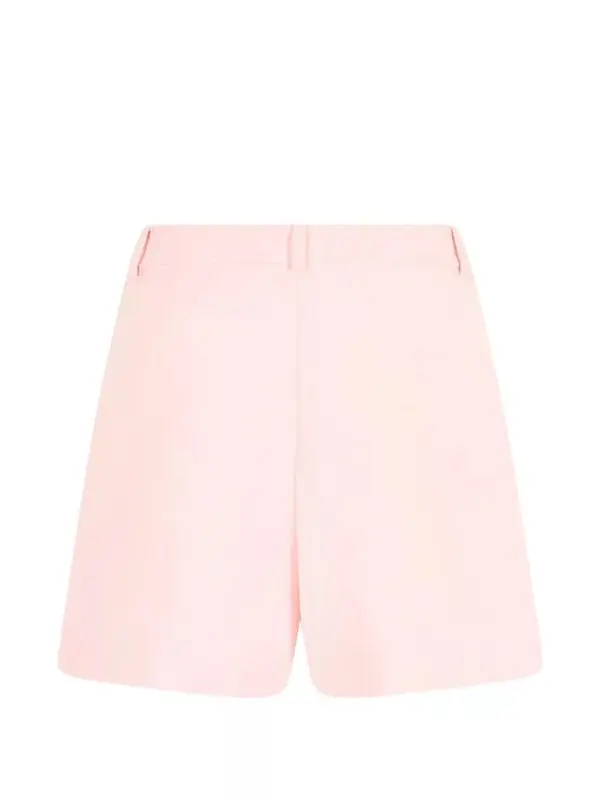 Moschino Pleated High-waisted Tailored Shorts