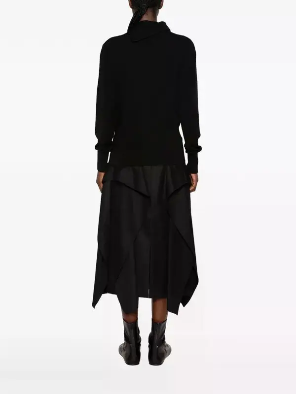 JUUN.J Asymmetric Button-fastening Cardigan
