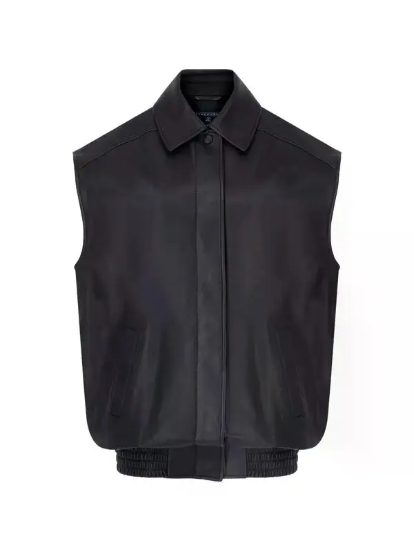 Zeynep Arçay Oversized Leather Vest