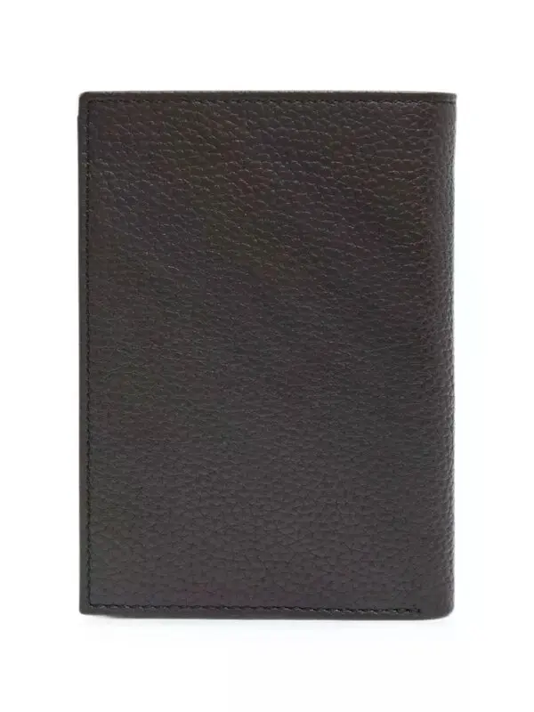 LANCEL Leon Grained-leather Wallet