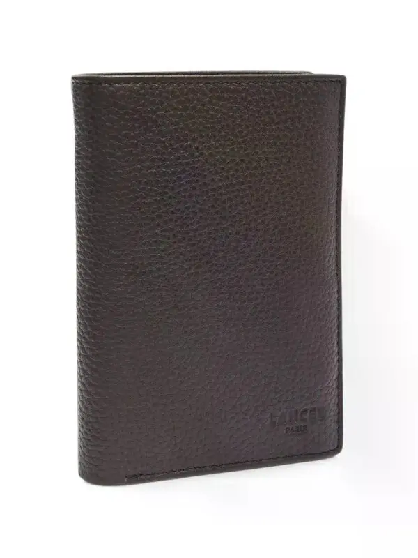 LANCEL Leon Grained-leather Wallet