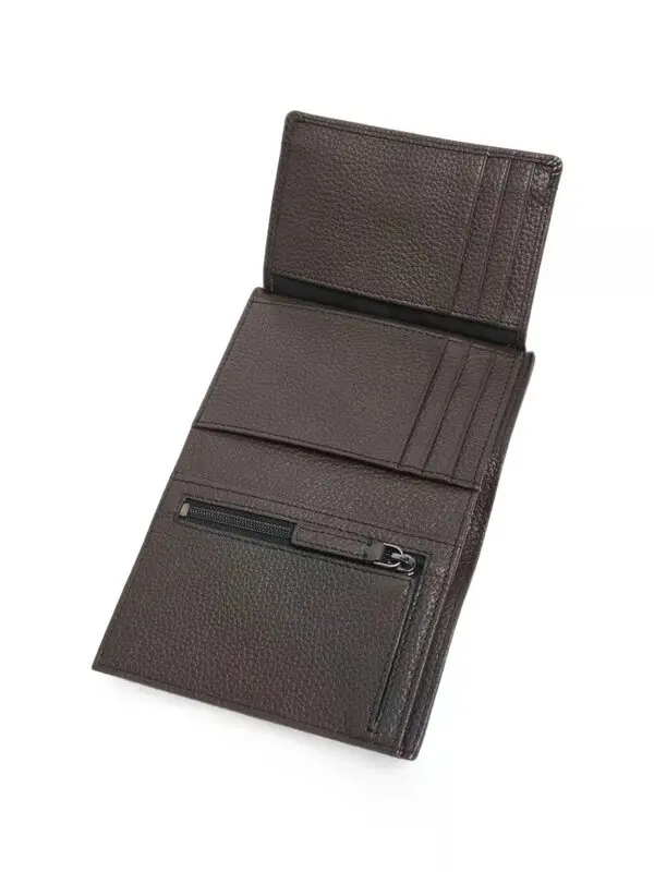 LANCEL Leon Grained-leather Wallet