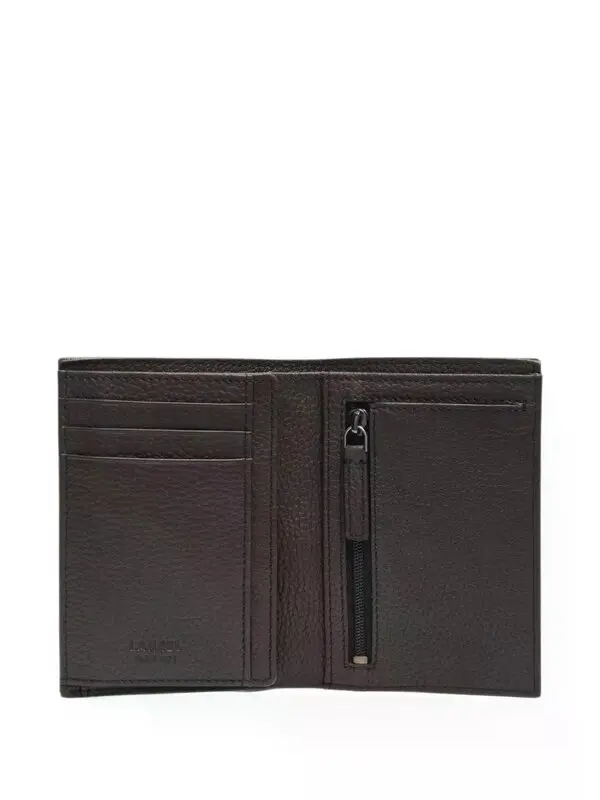 LANCEL Leon Grained-leather Wallet