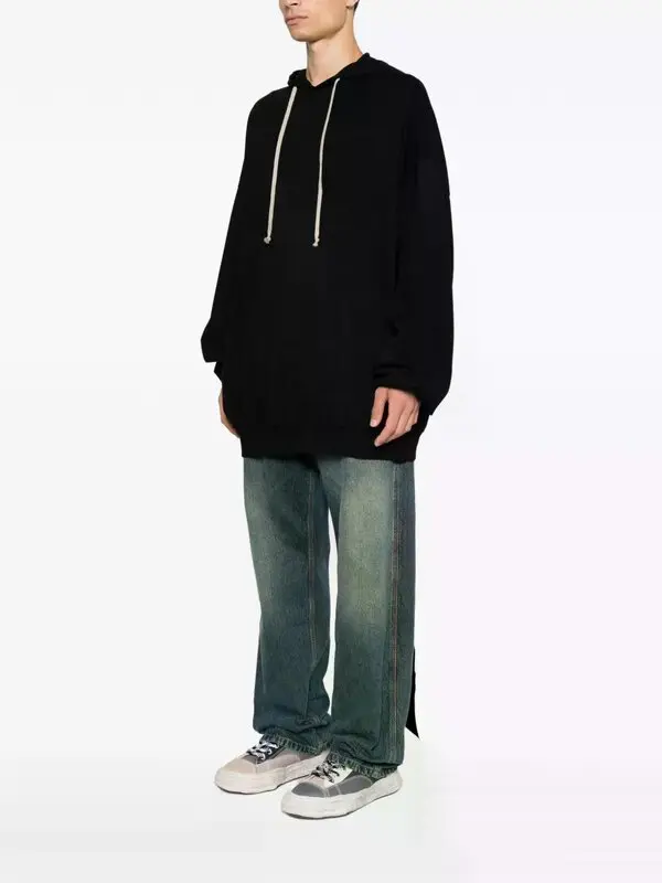 Rick Owens Hun Drawstring Hoodie