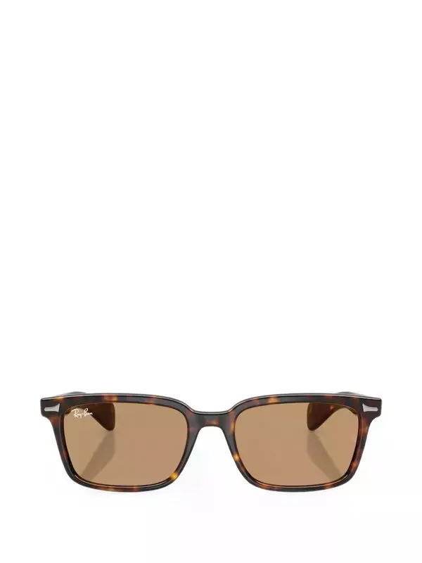 Ray-ban Brunel Rectangle-frame Sunglasses - Brown