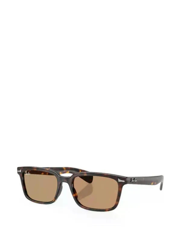 Ray-ban Brunel Rectangle-frame Sunglasses - Brown