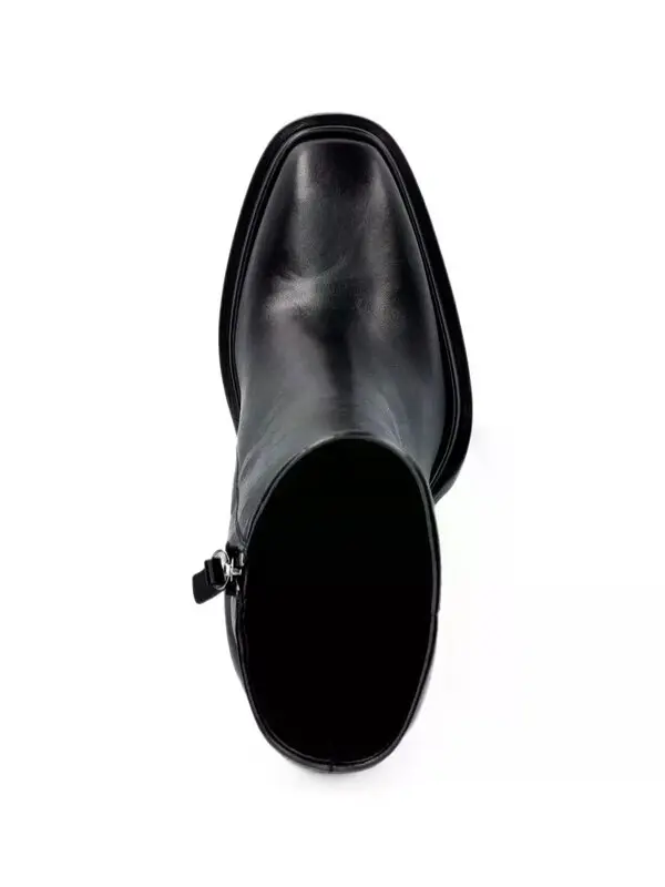 SOULIERS MARTINEZ Chueca Platform Square-toe Ankle Boots
