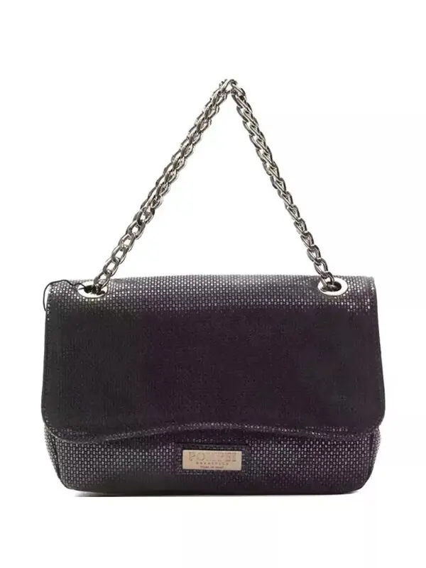 POMPEI DONATELLA Suede Chain-strap Crossbody Bag