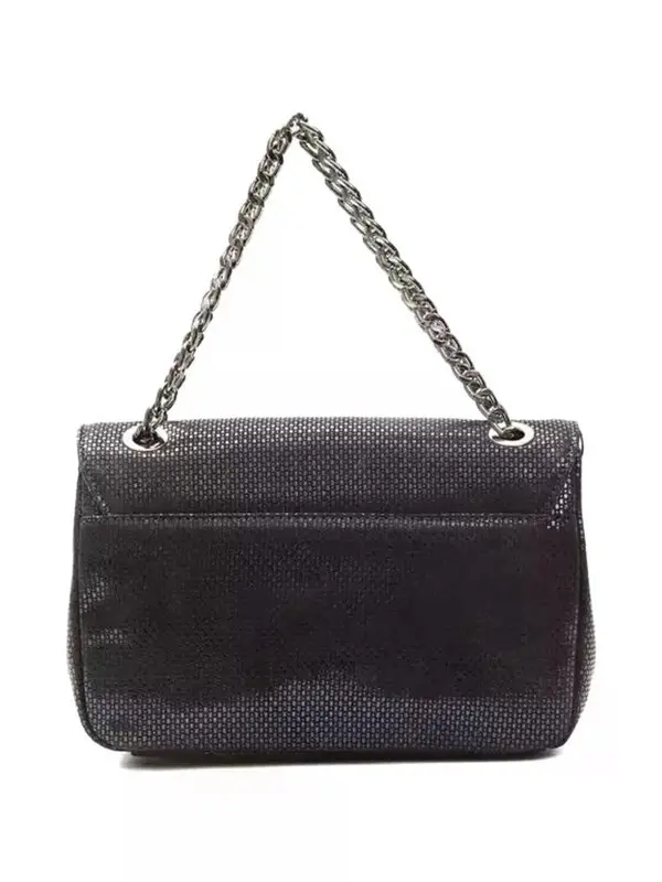 POMPEI DONATELLA Suede Chain-strap Crossbody Bag