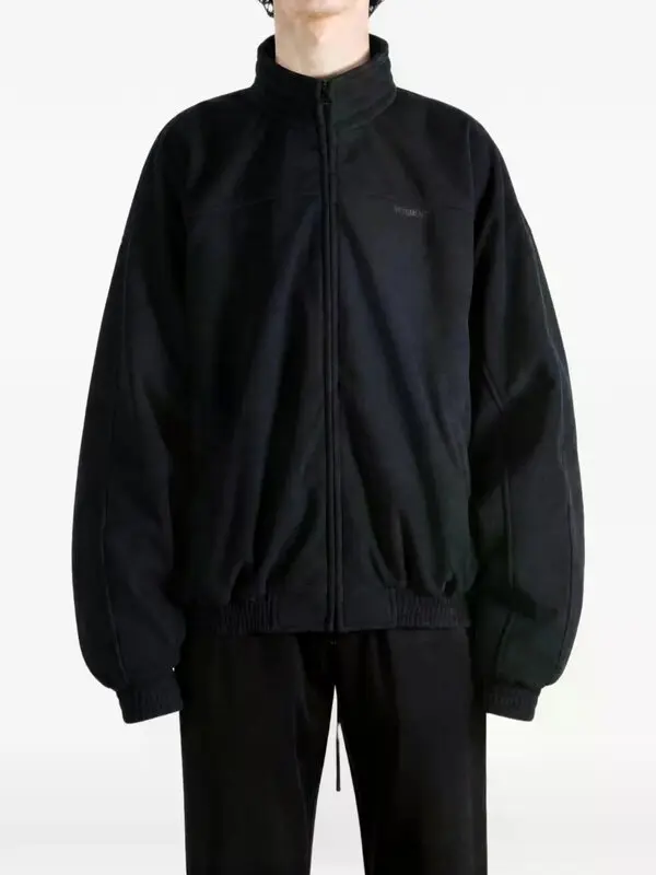 Vetements Logo-embroidered Fleece Sweatshirt