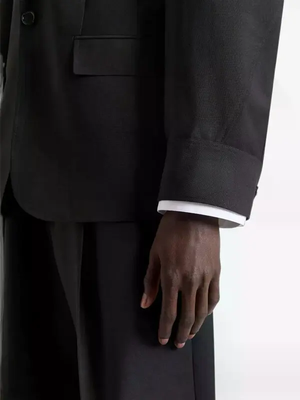 Givenchy Couture Seam Single-breasted Jacket In Wool And Mohair