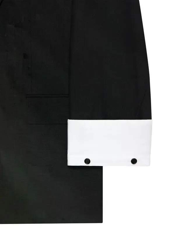 Givenchy Couture Seam Single-breasted Jacket In Wool And Mohair