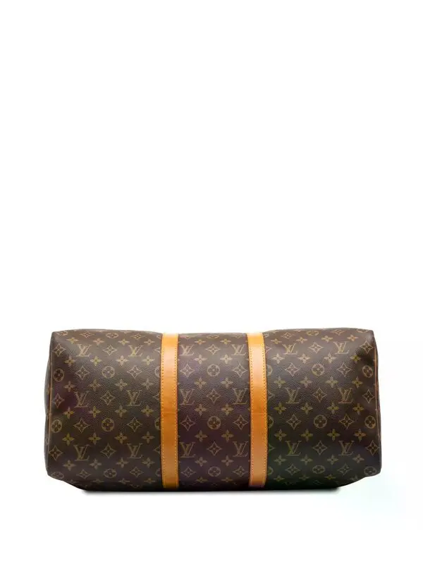 LOUIS VUITTON 1996 Monogram Keepall 50 Travel Bag - Brown
