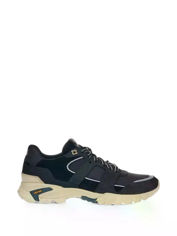 LARDINI Suede Panelled Sneakers